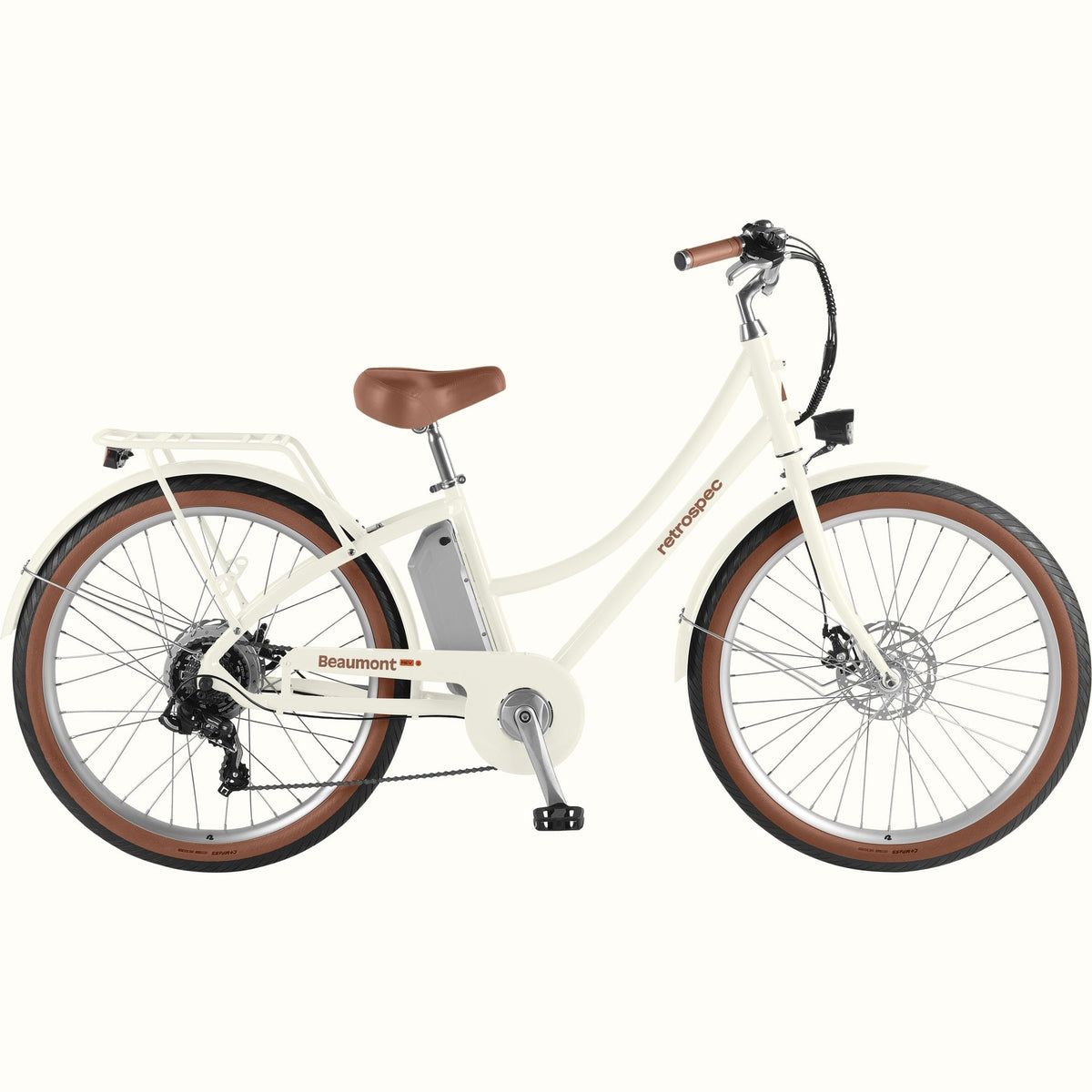 Retrospec Beaumont Rev 2 7-Speed City Bike Shimano Tourney E-Bike - Eg